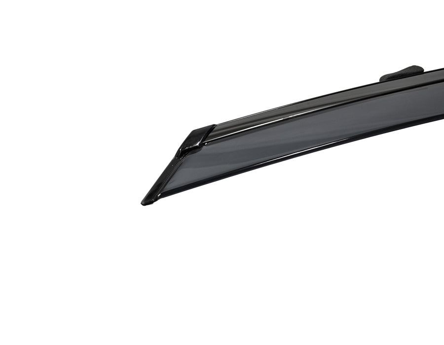 Taped-on window deflectors For Nissan Versa Sedan 2020+ with Black Tri ...