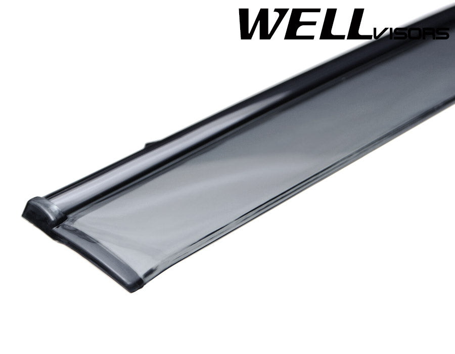 WellVisors Side Window Deflectors Subaru Outback 10-14 With Chrome Trim ...