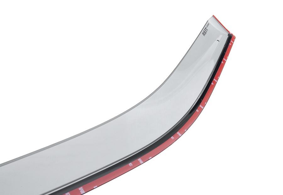 WellVisors Side Window Deflectors Jeep Compass 2017+ with Black Trim ...