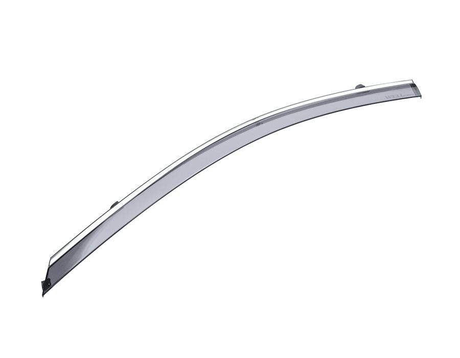 Taped-on window deflectors For Lincoln Aviator 2020-2026 with Chrome T ...