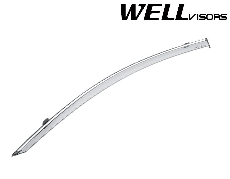 WellVisors Side Window Deflectors Volvo S90 Sedan 2017+ with Chrome ...